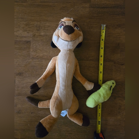 Disney | Toys | Disney Timon Plush Toy With Green Worm | Poshmark